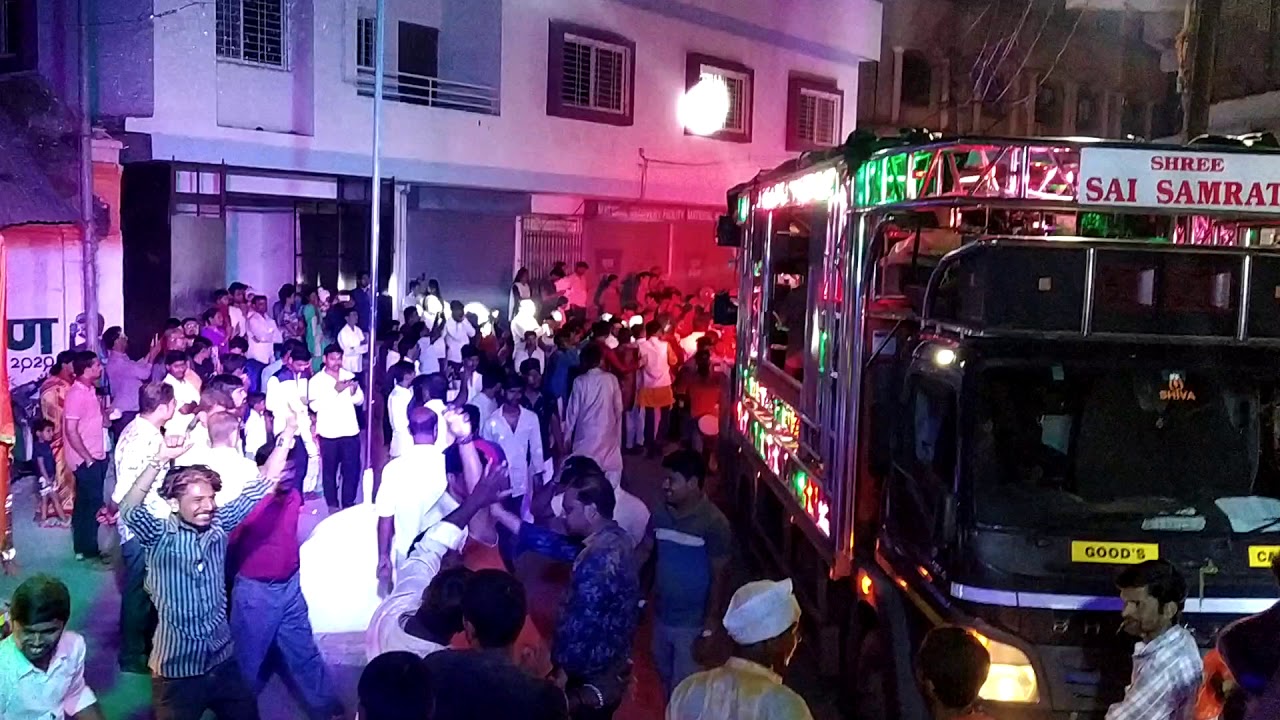 Ganpati visarjan mirvnuk Pune 2019 Saptashrungi band vadgaon - YouTube