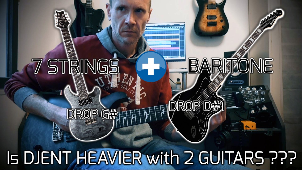 7 STRINGS + BARITONE || DROP G# + DROP D#1 || Is DJENT HEAVIER with 2 ...