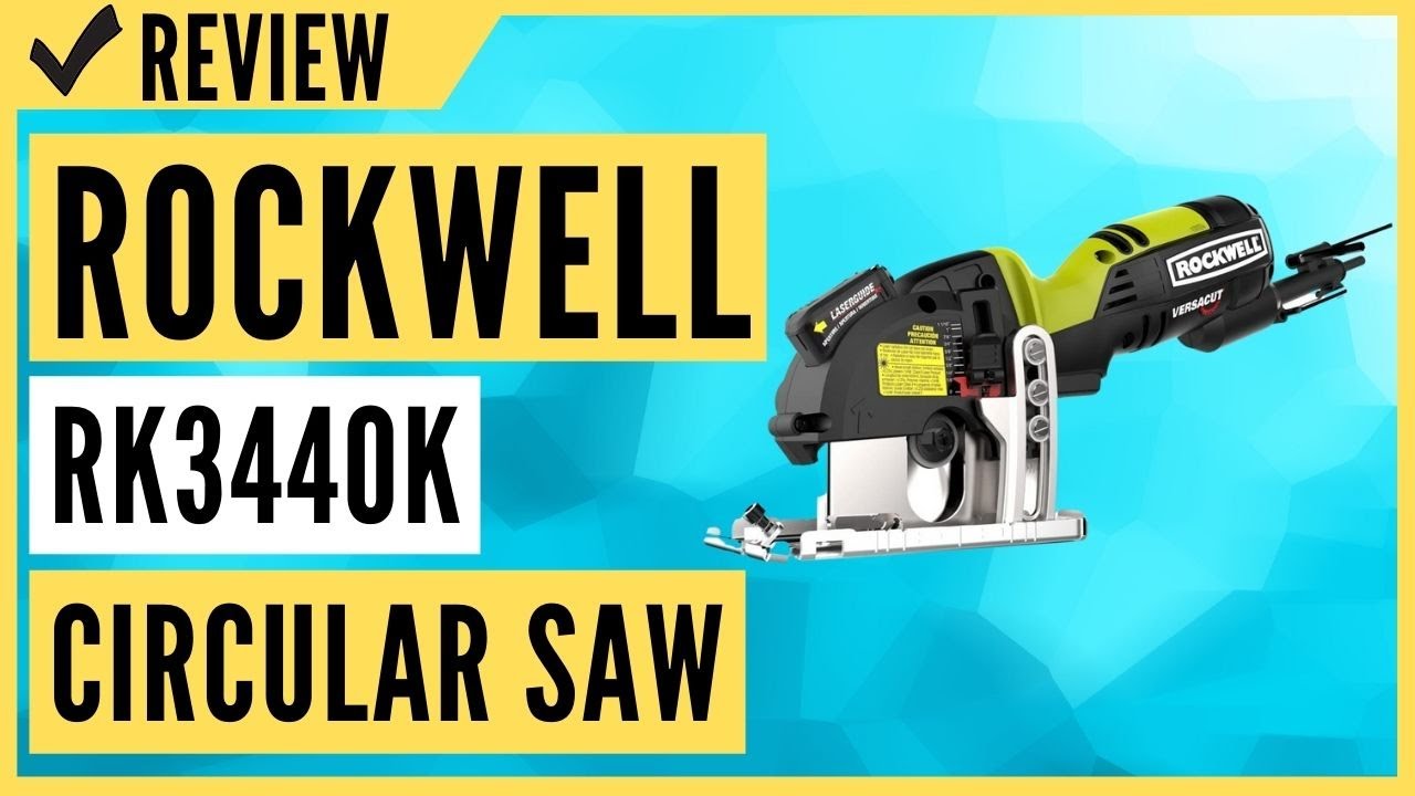 Rockwell RK3440K Versacut 4.0 Amp Ultra-Compact Circular Saw Review ...