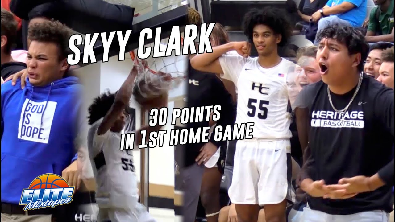 SKYY CLARK Drops 30 Points & Picks Up UCLA Offer! 5 Star Sophomore ...