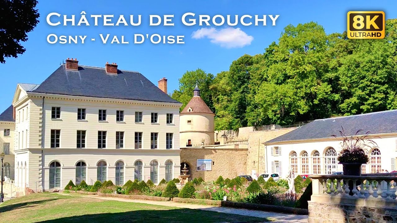 🇫🇷 📹 [8K] - Unbelievable footage of the Château de Grouchy - Osny, Val ...