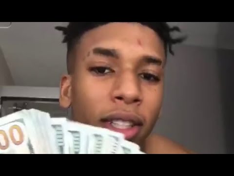NLE Choppa Shows Off His Money On IG LIVE!!! - YouTube