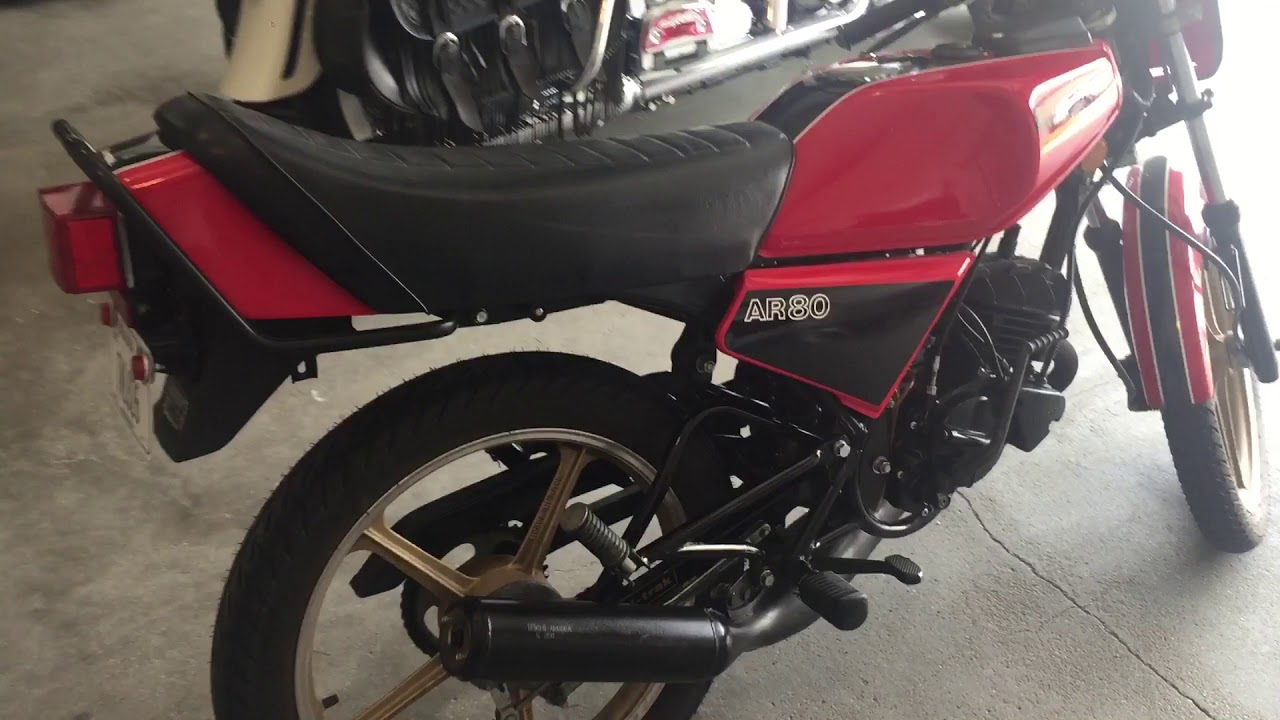 1982 Kawasaki AR80 - mint original condition - YouTube