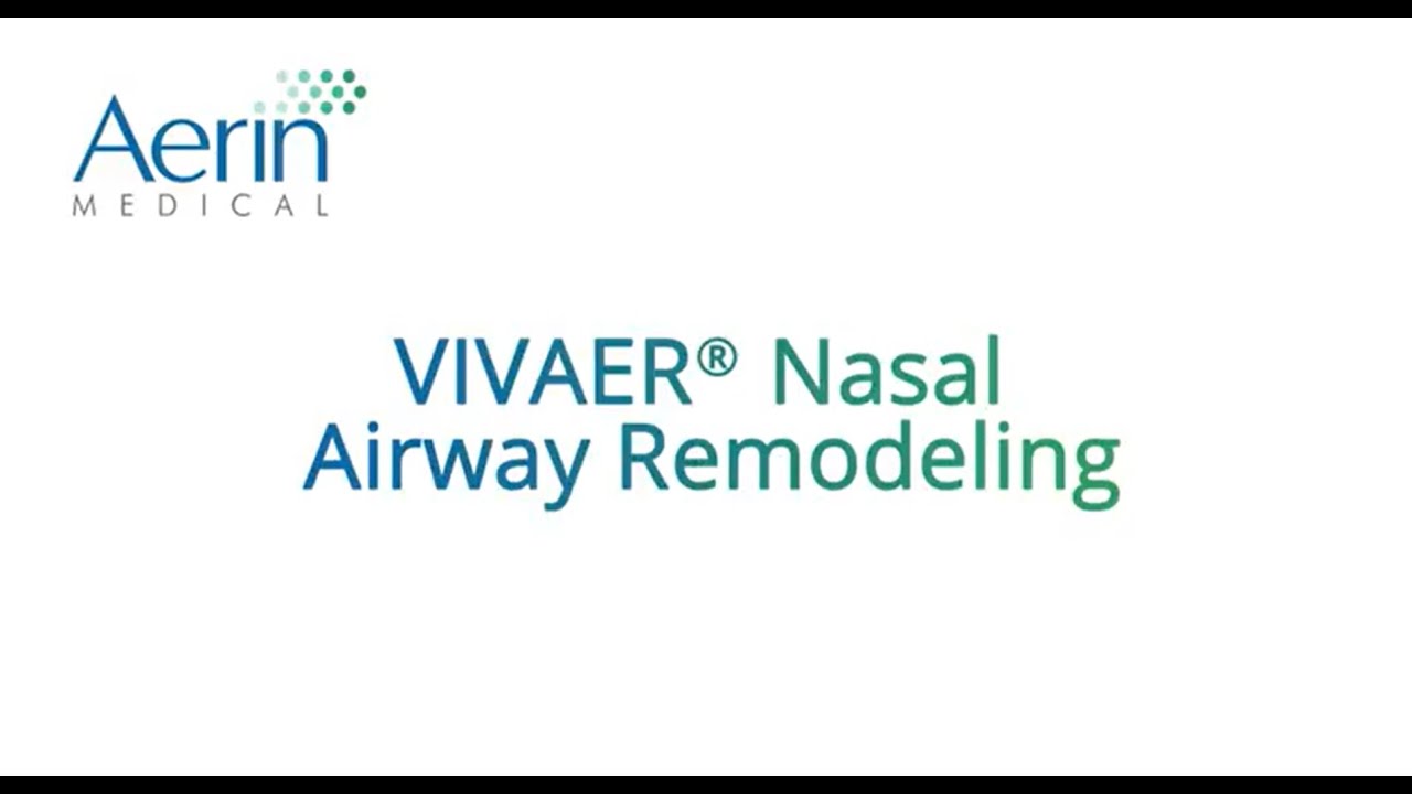 VivAer Nasal Airway Remodeling - Video Loop - YouTube