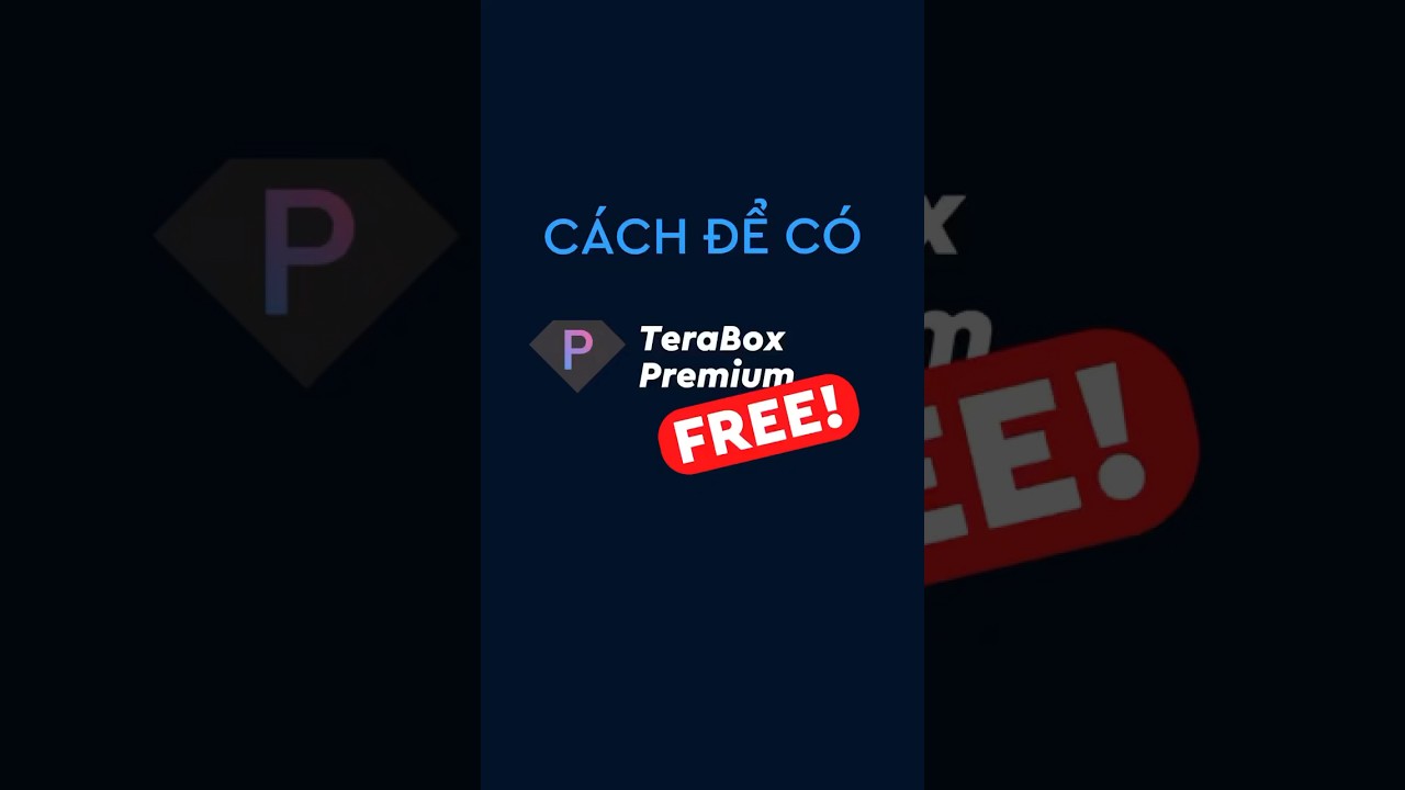 Cách để có TeraBox Premium hoàn toàn miễn phí #shorts - YouTube