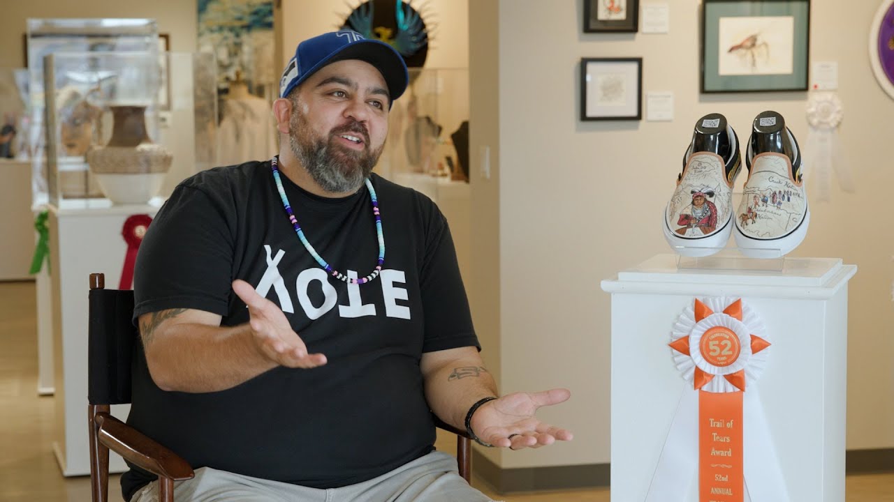 Artist Spotlight: Jeremy Thompson (52nd Trail of Tears Art Show) - YouTube