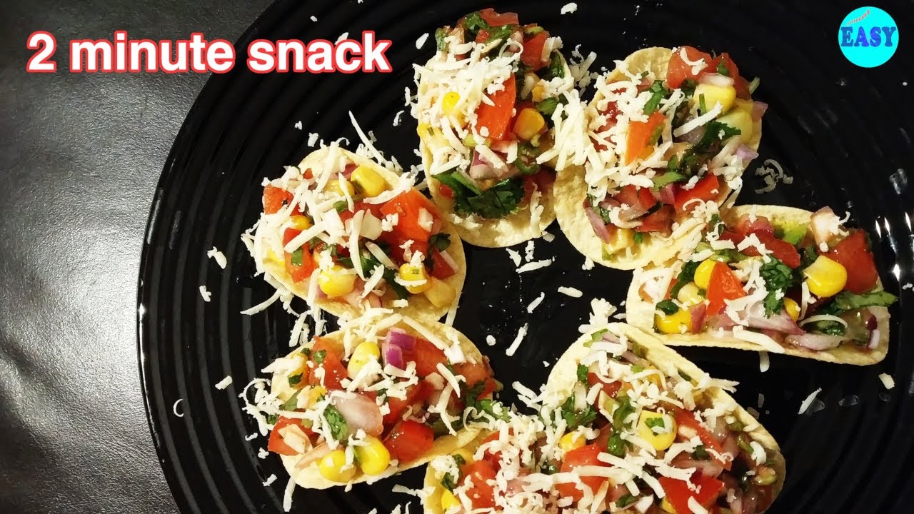2 minute snack | No cook appetiser - YouTube