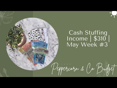 Cash Stuffing | May #3 | $310 🤑 | Cash Envelopes | Aussie Budgeter | Budgeting | Single Income ...