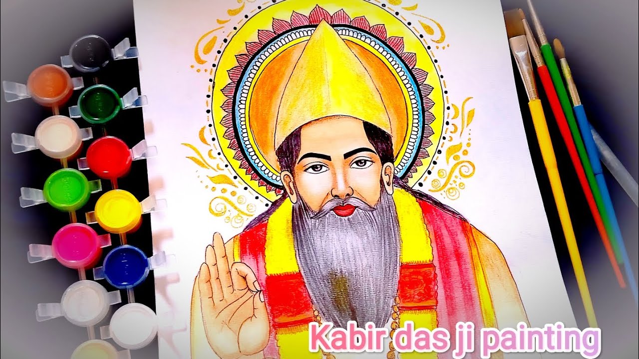 Kabir das ji painting with water colour ll ART - YouTube