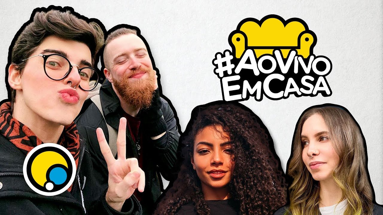#AoVivoEmCasa - Jean Luca e Luba recebem Any Gabrielly e Gabbie Fadel ...