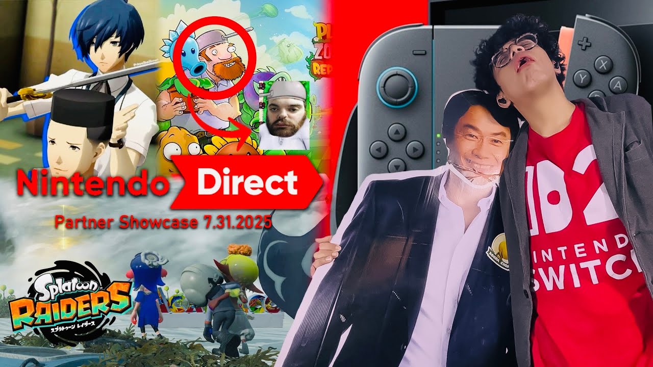 Reaccion NINTENDO DIRECT, Splatoon Riders, PVZ REMAKE, Persona 3 Reload ...