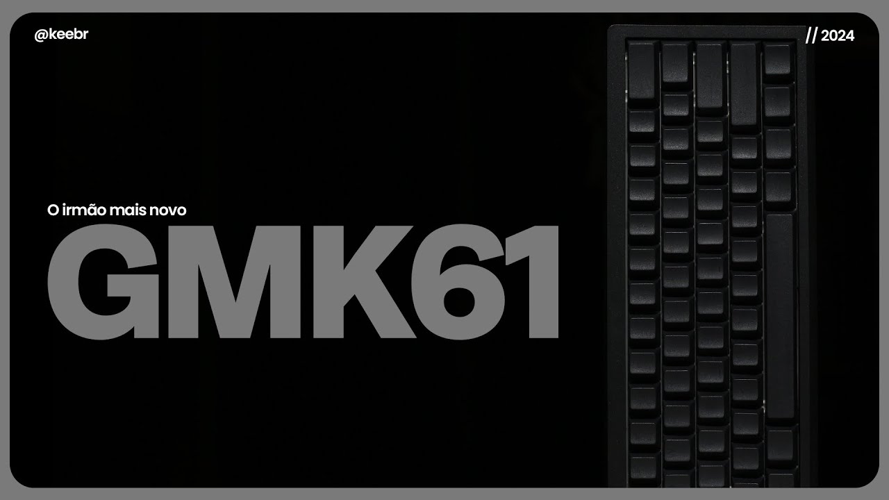 TÃO BOM (E ATÉ MELHOR) QUE O TECLADO GMK67 - GMK61 | Build & Review ...