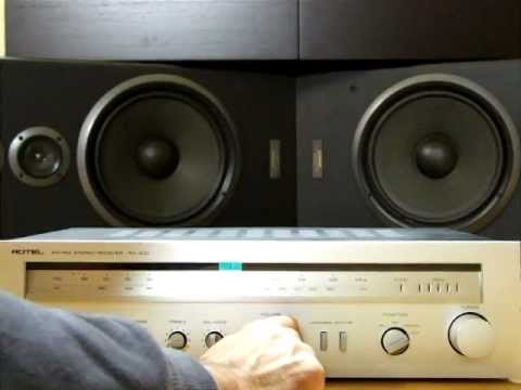 AMPLIFICATORE ROTEL RX-400 VINTAGE BY MAGNETHE - YouTube