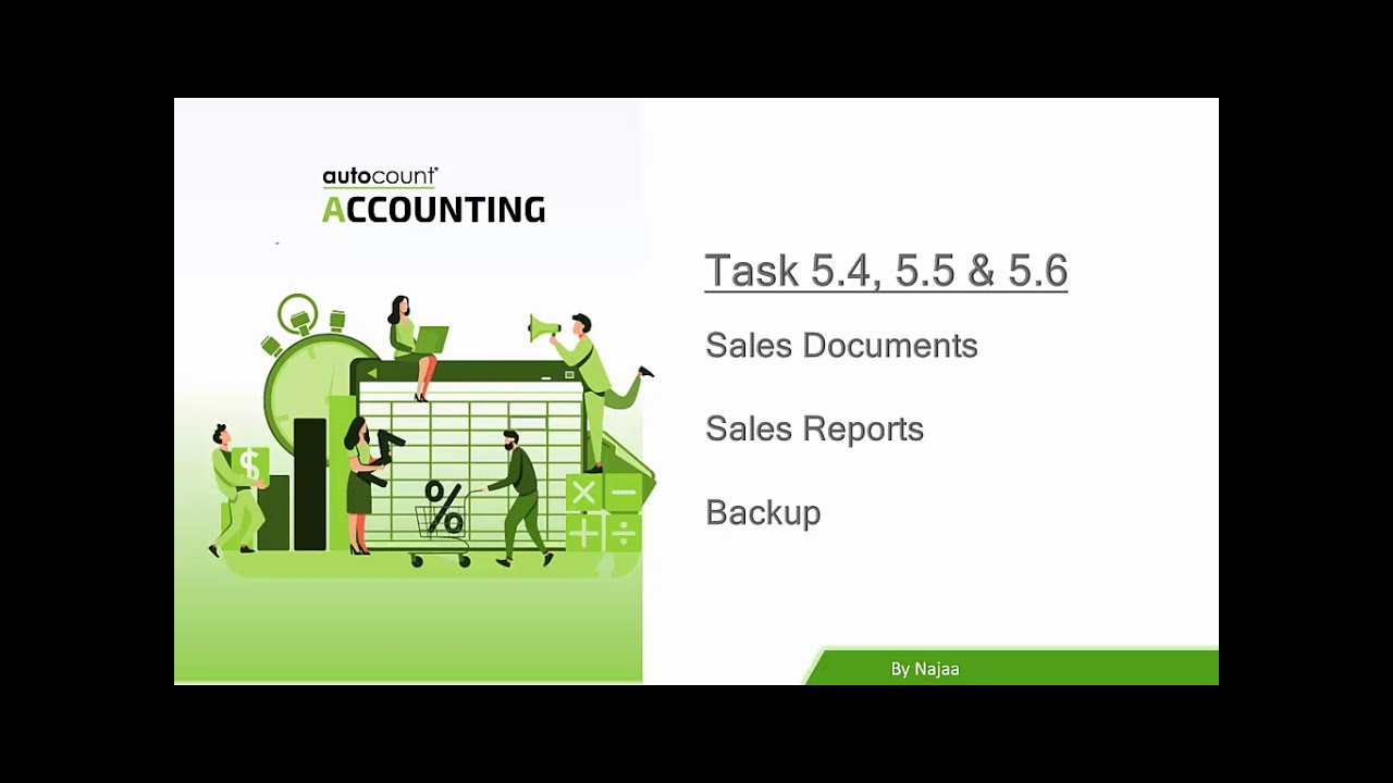 AutoCount Computerised Accounting Course V2 Chapter Guide - Task 5.4, 5 ...