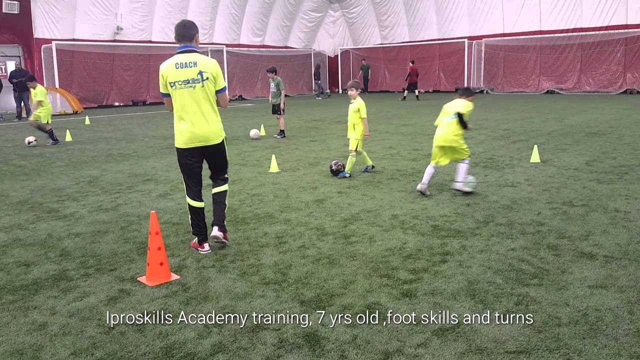 Iproskills Academy training, 7 years old Manny working on his foot ...