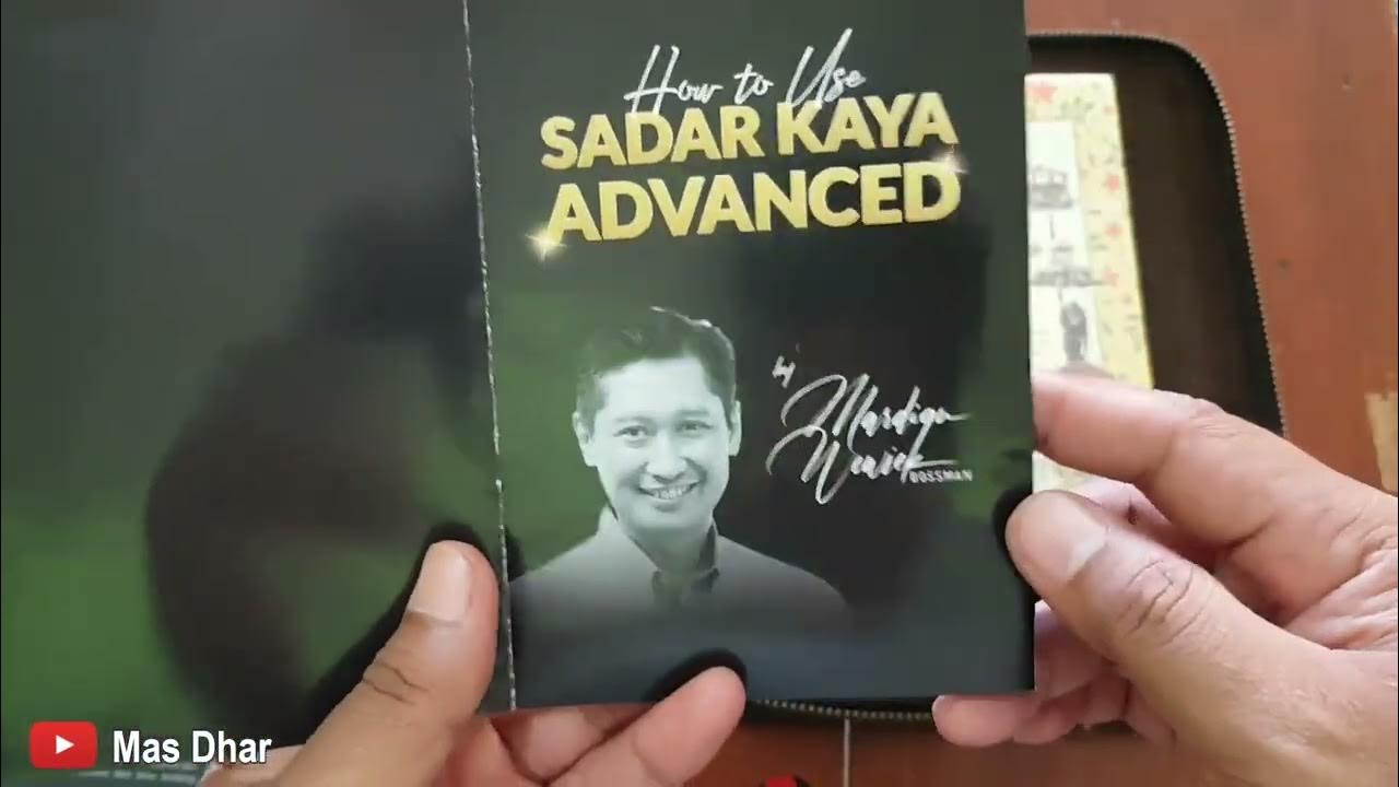 Unboxing Paket Buku Sadar Kaya By Bossman Mardigu WP - YouTube
