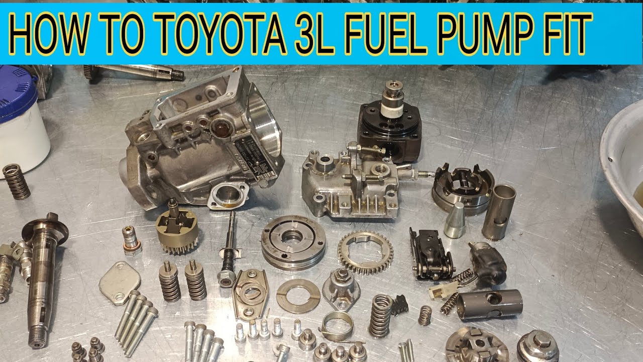 HOW TO TOYOTA 3L FUEL PUMP FULL FITING/ROTR PUMP BODI KEM STAR ...