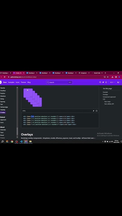What Is Z Index In Bootstrap Bootstraptutorial Bootstrap Webdevelop Coding Shorts Youtube
