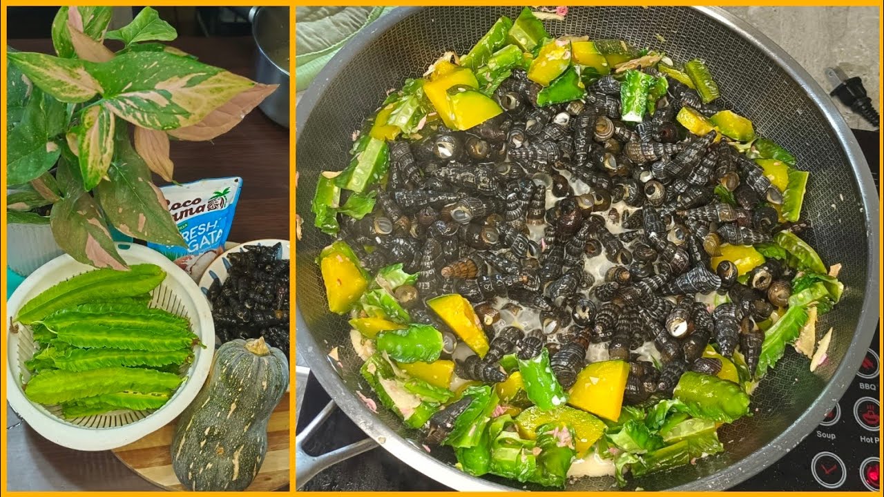 GINATAANG SUSONG PALIPIT WITH SIGARILYAS AT KALABASA - YouTube