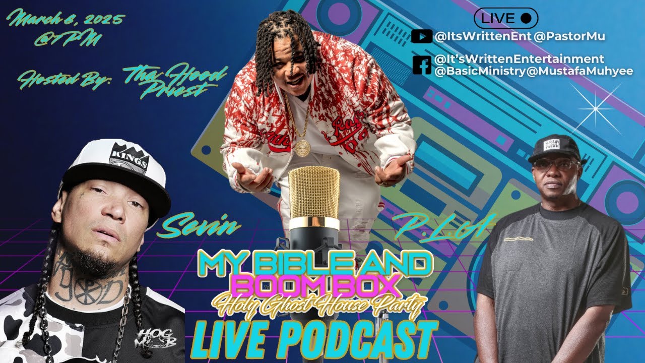 My Bible and Boombox Podcast- Special guest Sevin and PLA - YouTube