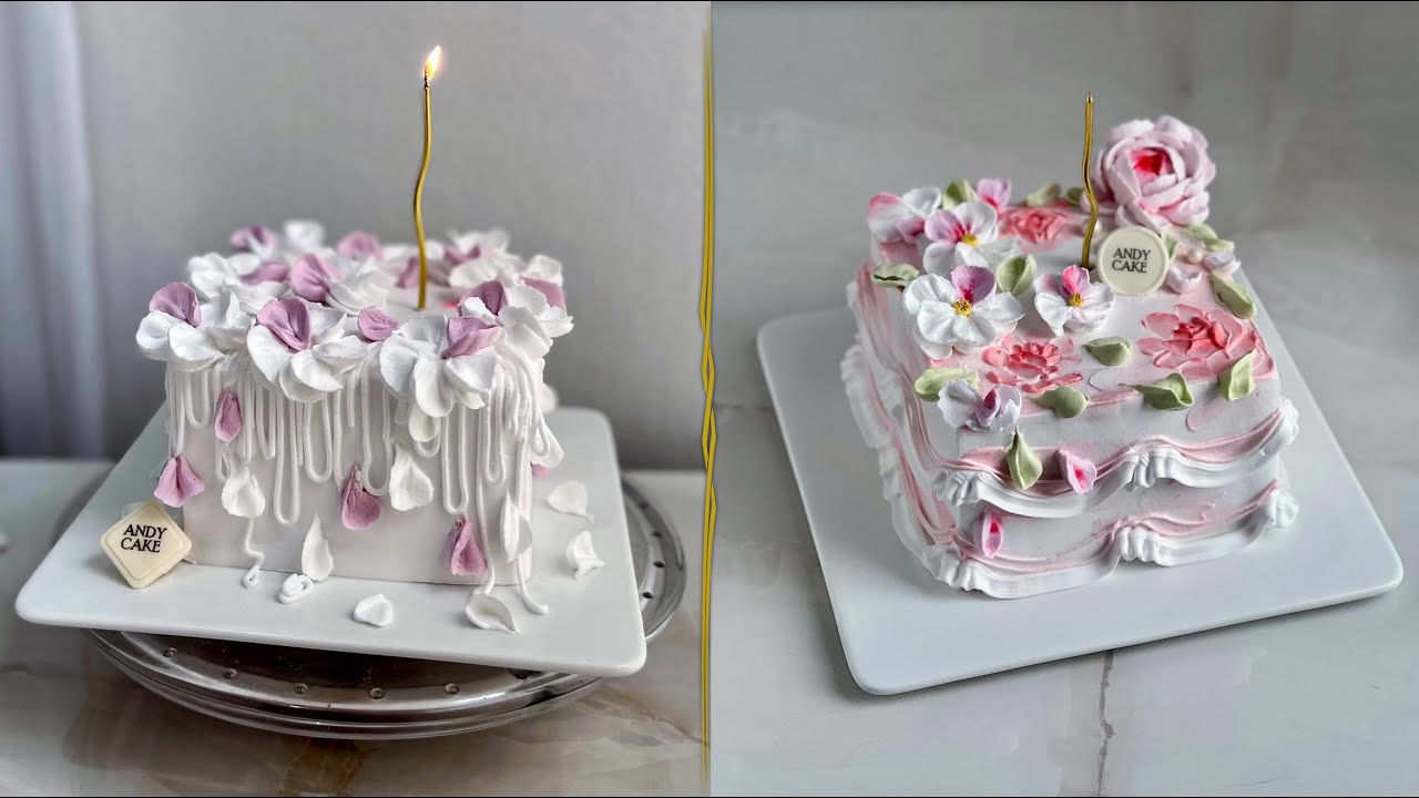 Beautiful Square Cake Decorating ｜Latest and Unique Cube Shaped Designs ...