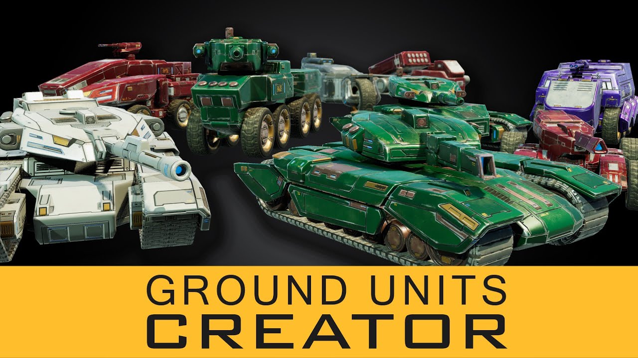 Ground Units and Tanks Creator - Fab - Unreal Engine - Modular Sci-Fi ...