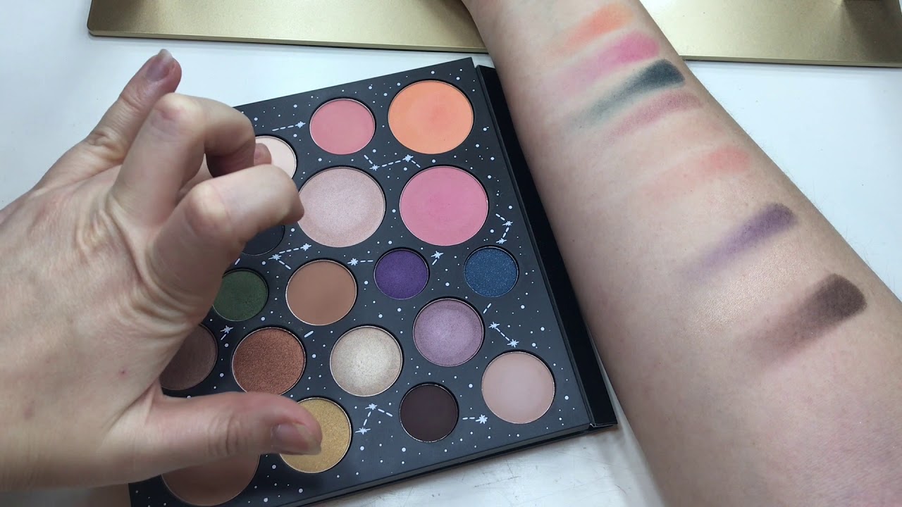 smashbox star power face + eye shadow palette - YouTube