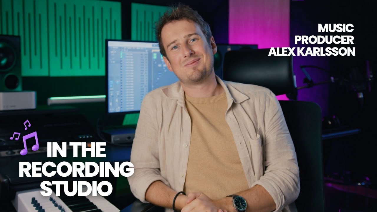 Alex Karlsson Joins IN THE RECORDING STUDIO 🎵 - YouTube