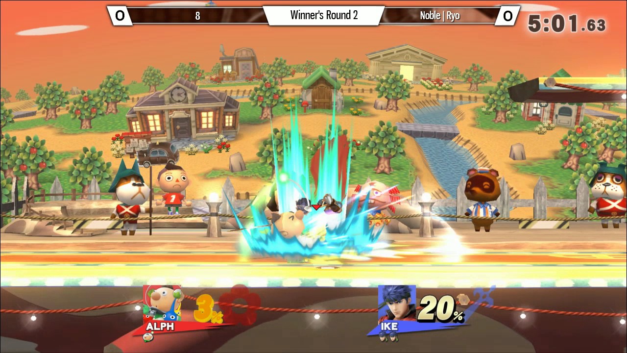 CB11 Singles - Noble|Ryo (Ike) Vs. SCRUMP|8 (Alph) SSB4 Winners Round 2 ...