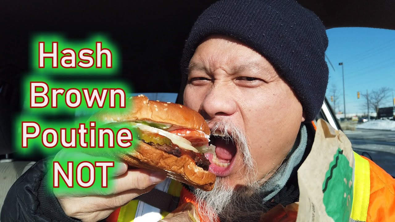 Something happened while getting the New Hash Brown Poutine at Burger ...