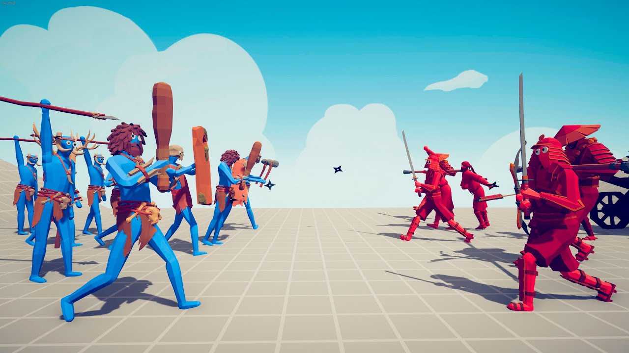 TRIBAL TEAM vs DYNASTY TEAM | TABS Totally Accurate Battle Simulator ...