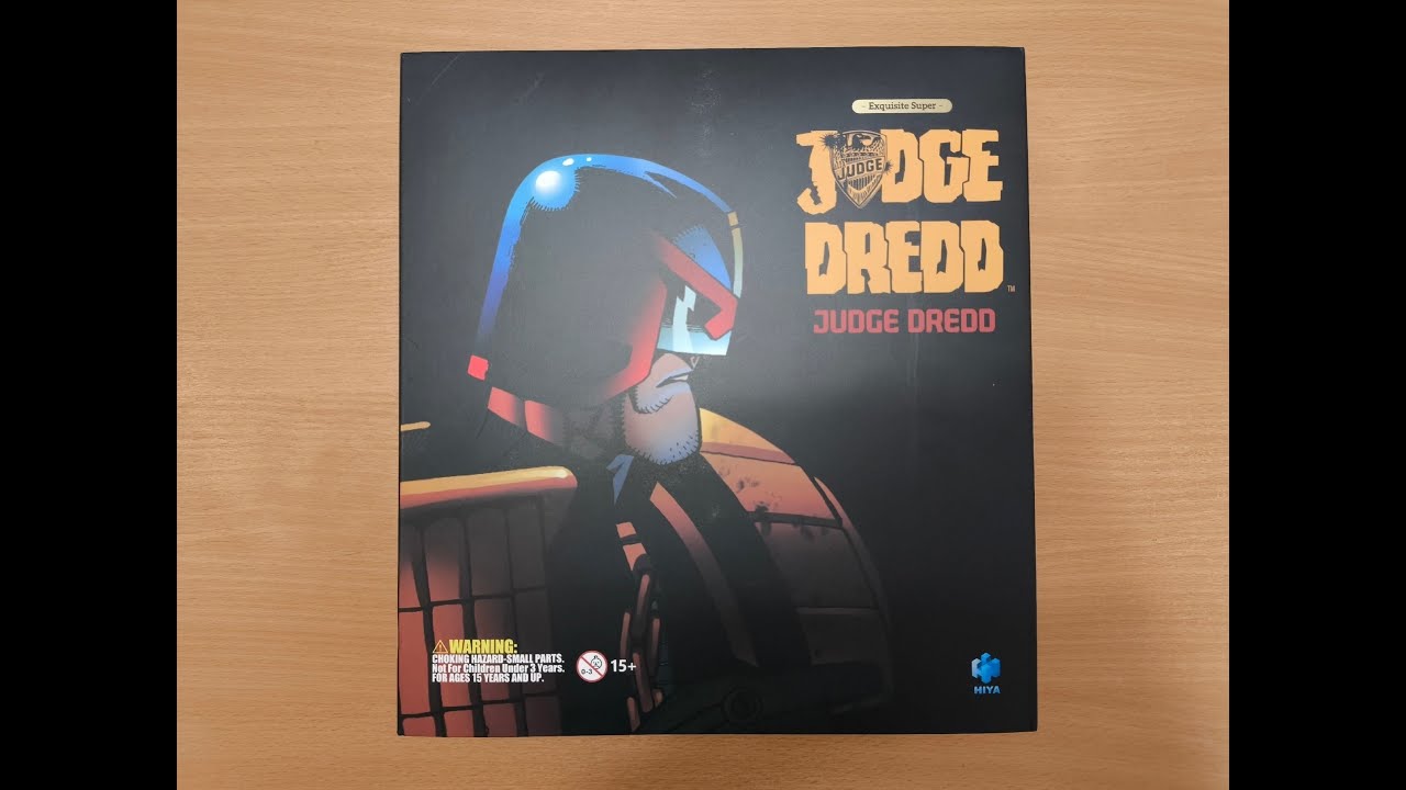 HIYA Exquisite Super Judge Dredd распаковка и обзор фигурки (unboxing ...