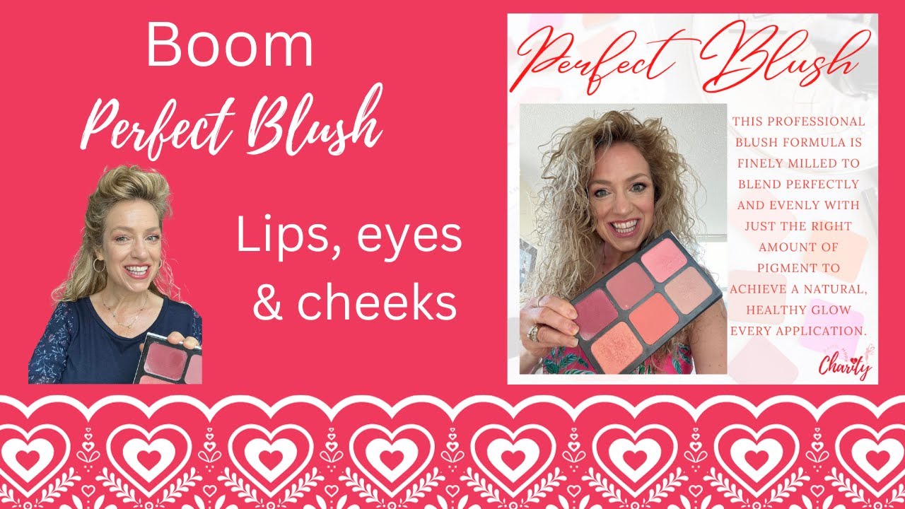 Blush Boom tutorial on eyes, cheeks and lips - YouTube