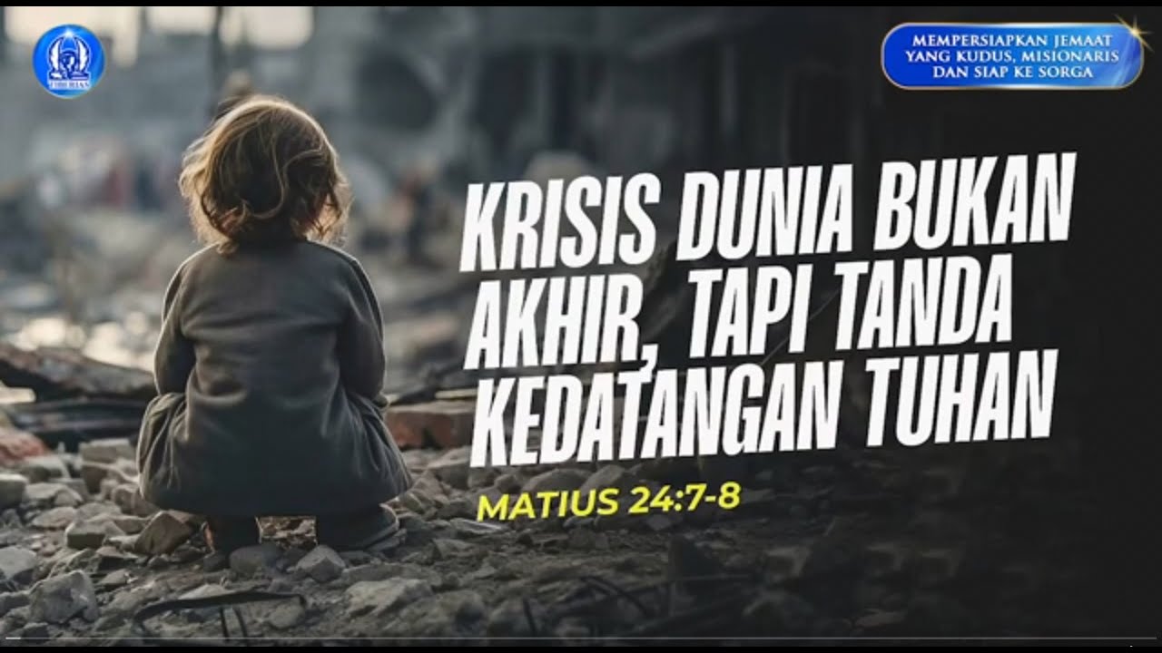 Krisis Dunia Bukan Akhir | Pdt. Alexander Simanjuntak S.E., M.Th ...