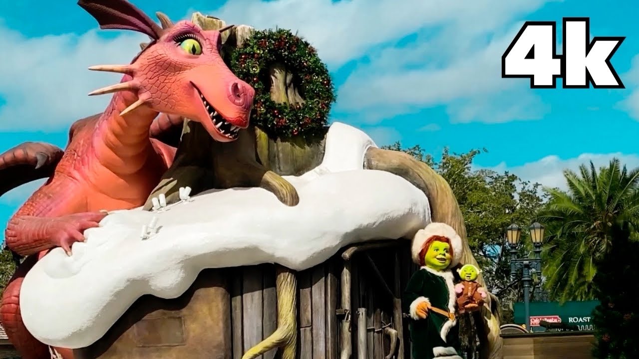 Shrek Christmas Short Show and Parade Float - Universal Orlando Resort ...