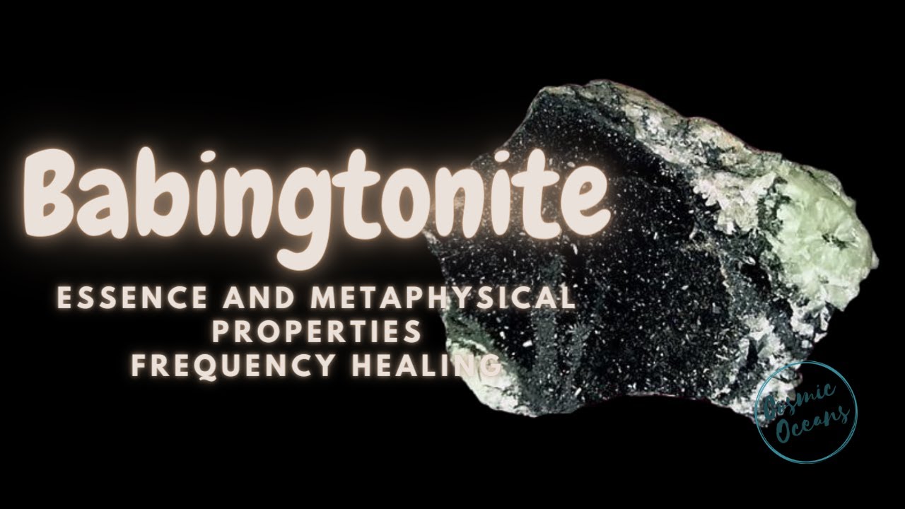 Babingtonite Crystal Healing Frequency Meditation -Remove Obstacles ...