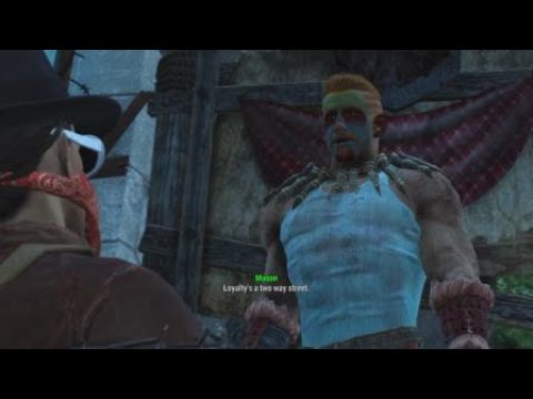 Fallout 4 NukaWorld Pack Boss Mason Unique Gun Speech Check - YouTube