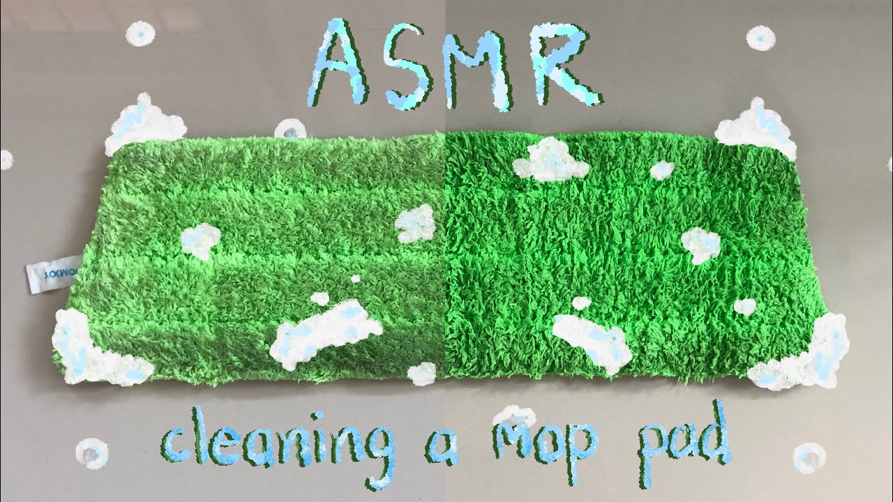 ASMR lofi-Fast Scratching-Cleaning A Mop Pad-No talking - YouTube