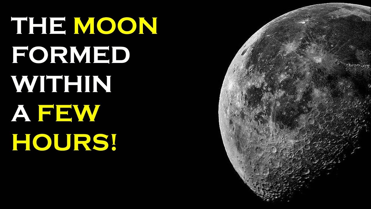 This new simulation reveals how moon could have formed in a few hours ...