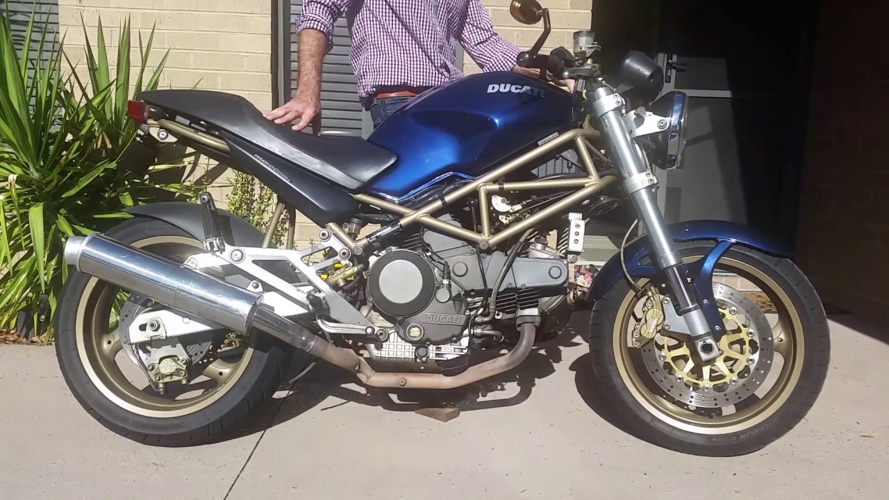 Ducati monster 900ie cold start - YouTube