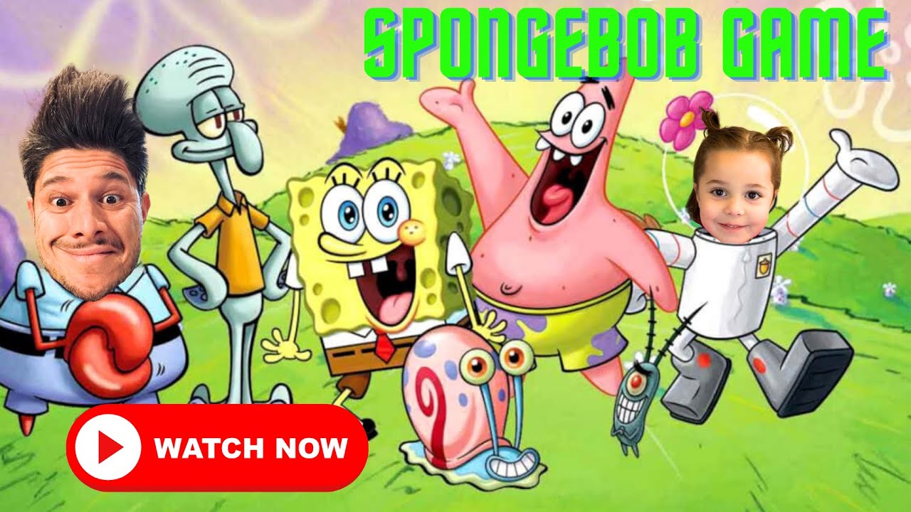 SPONGEBOB GAME WITH DADA - FUNNY VIDEO - YouTube