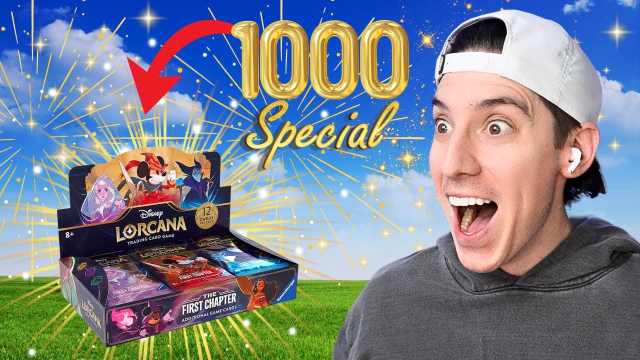 Opening a FIRST CHAPTER BOOSTER BOX for 1K Subs! - YouTube
