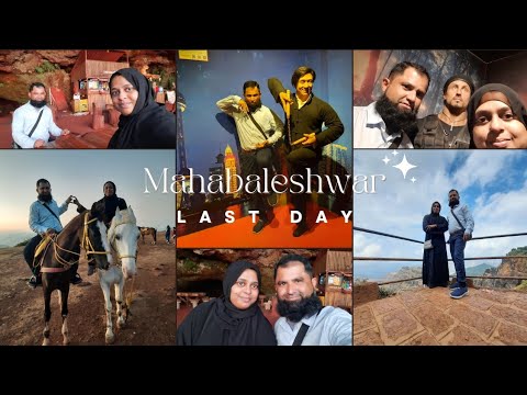 Last Day in Mahabaleshwar Table Land Point☺Tiger Cave🤗 Wax Statue ...