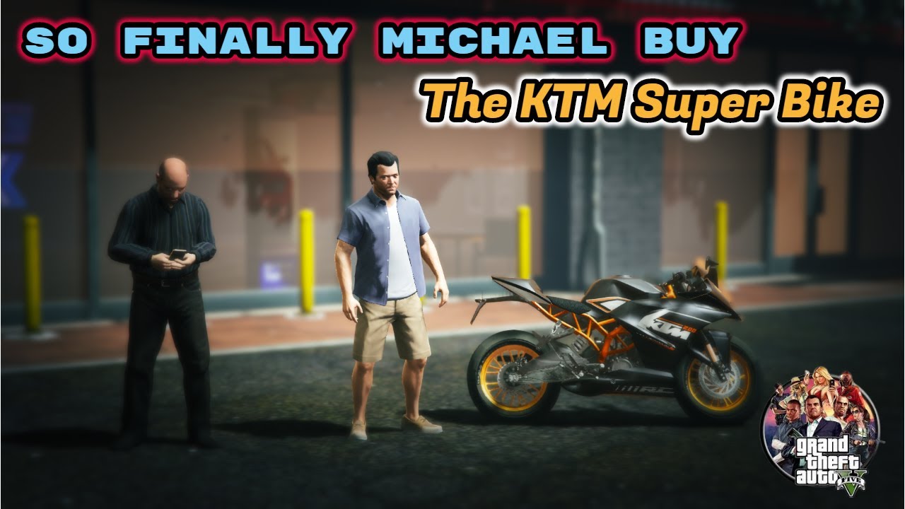 So Finally Michael Buy The KTM Super Bike | Gta 5 Story Mode Gameplay ...