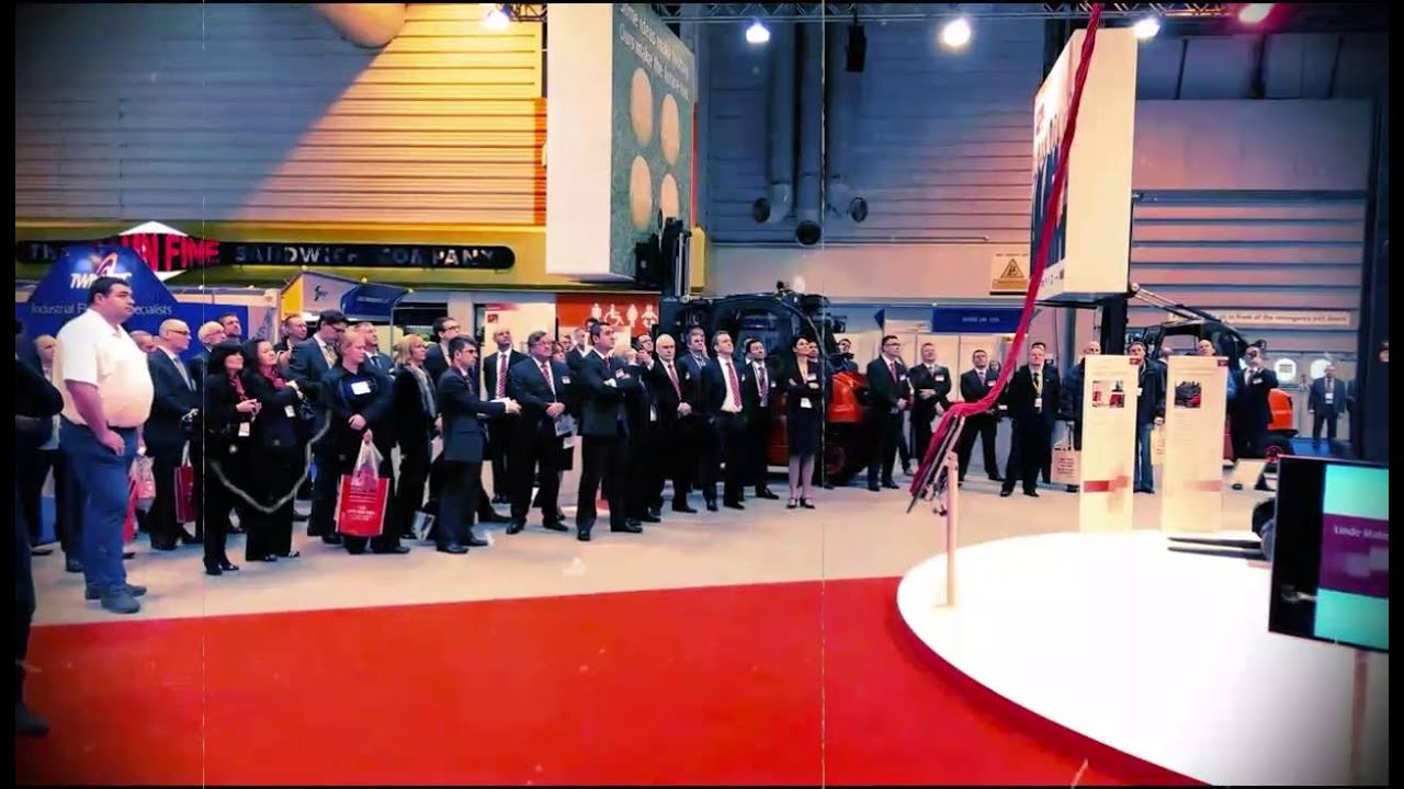 Fantastic Linde IMHX 2013 Launch with Bloodhound - YouTube