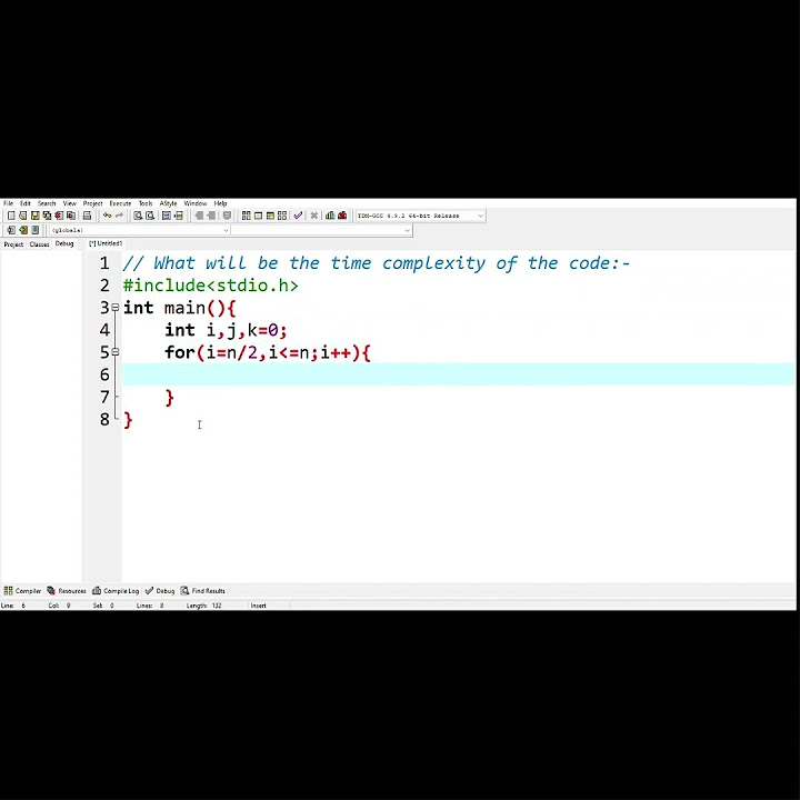 Time complexity of code | C Programming | Complexity #shorts - YouTube