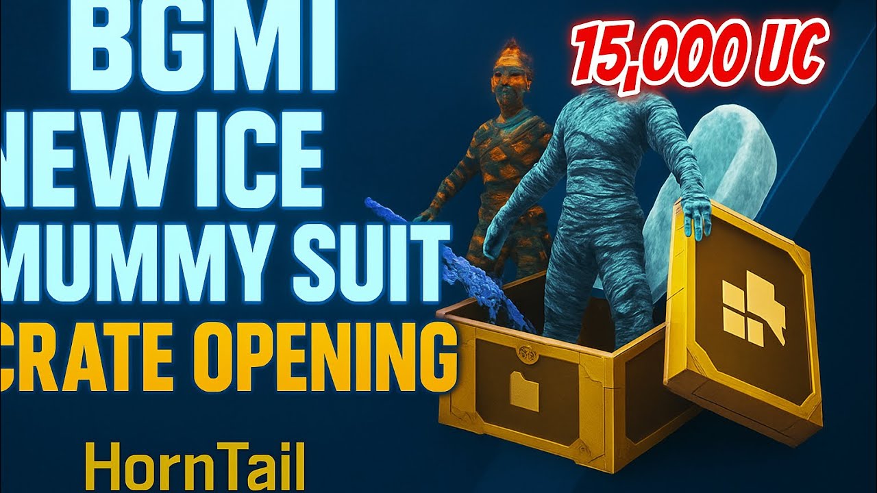 BGMI New Ice Mummy Set Create Opening 🎉 Insane Rewards! | Horntail ...