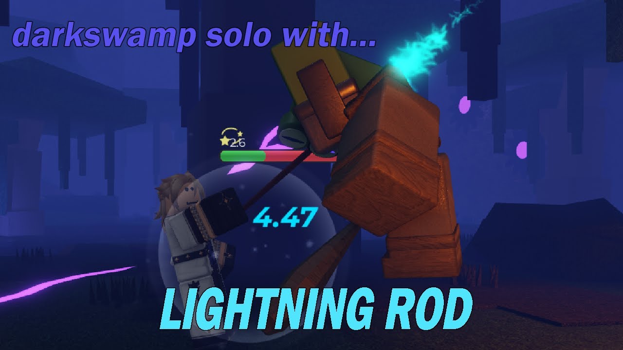 Alstigar Darkswamp solo with Lightning rod - Wave Defense: OVERDRIVE! - YouTube