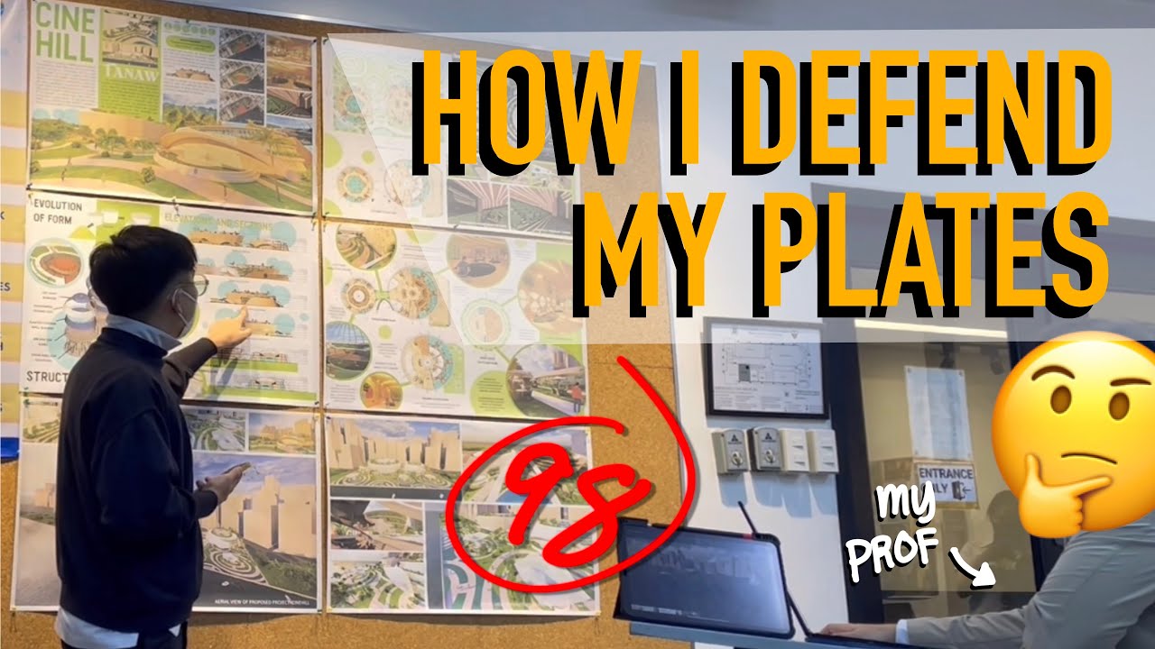 ARCHITECTURE PLATE PRESENTATION (How I defend my plates) UST ARKI ...
