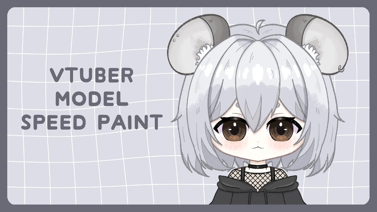 【Speedpaint】Chibi VTuber Model Art【Ibis Paint X】 - YouTube